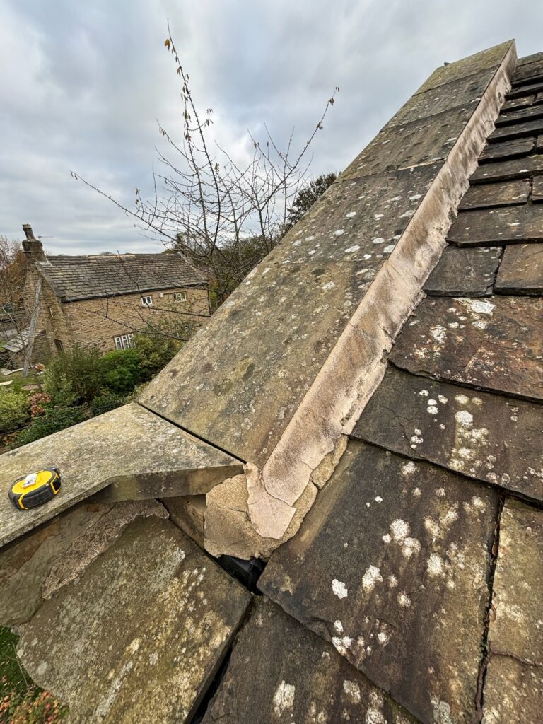 Lead Cappings to coping stones | Thornhill Kirklees - Lead Flashing ...